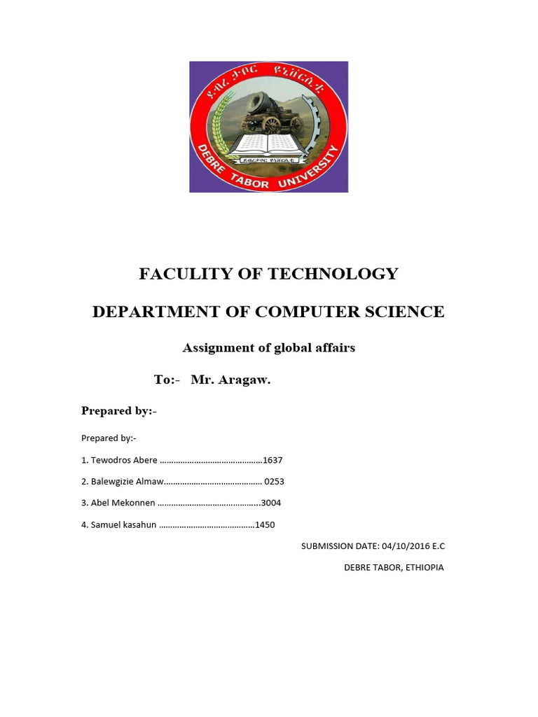 Global Trend Assignment Group 2 | PDF | International Relations | Discrimination & Race Relations