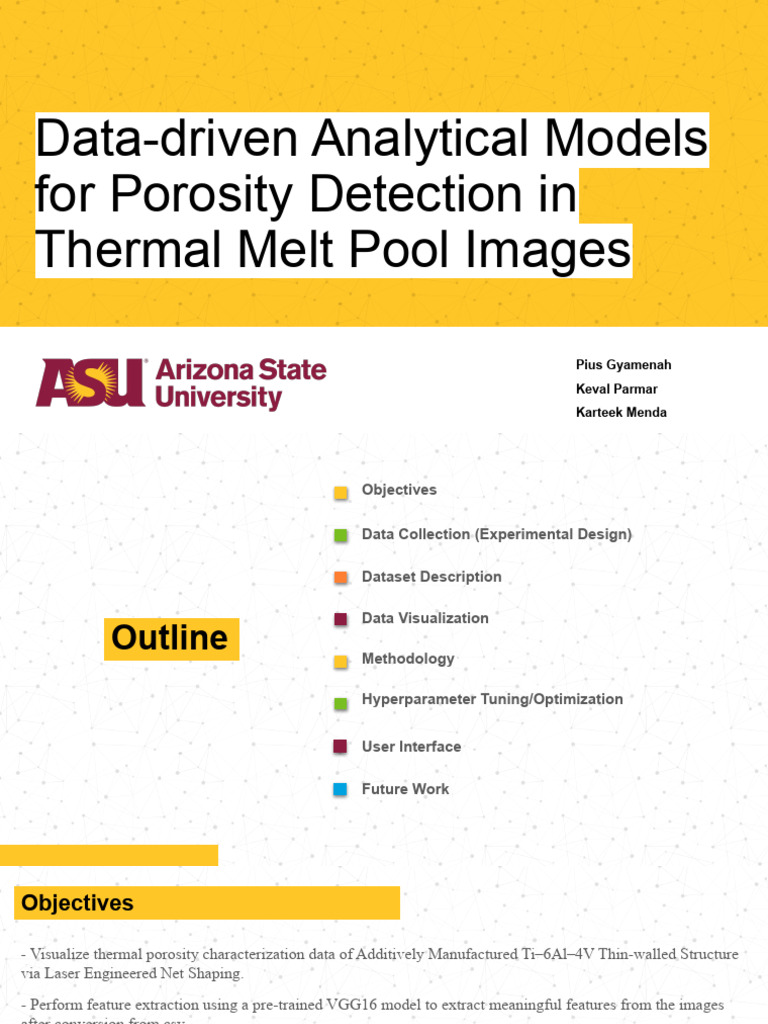 Porosity Detection in Thermal Melt Pool Images | PDF | Applied Mathematics | Artificial Intelligence
