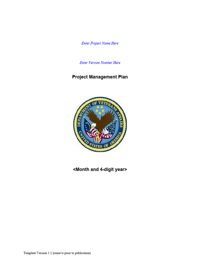 Project Management Plan Template | Download Free PDF | Project ...