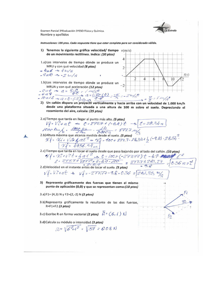 Examen Parcial1 - 3EVAL - Sol | PDF