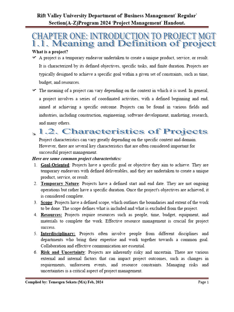 SMART Project Handout Print 2024 | PDF | Feasibility Study | Macroeconomics