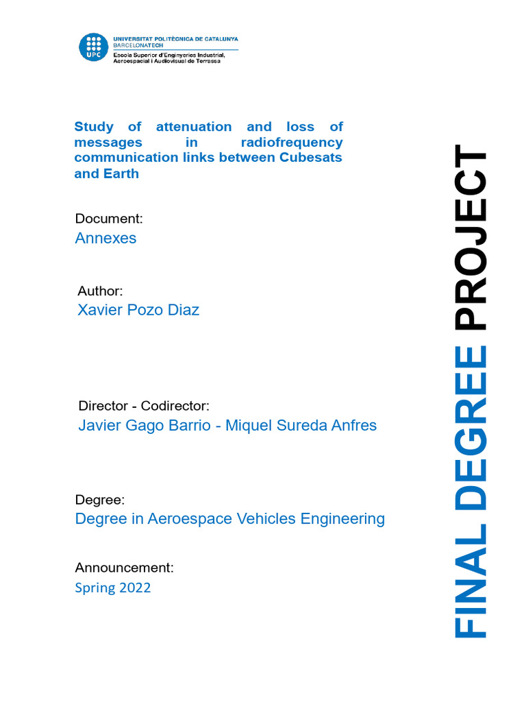 ANNEXES | PDF | Broadcast Engineering | Electromagnetic Radiation