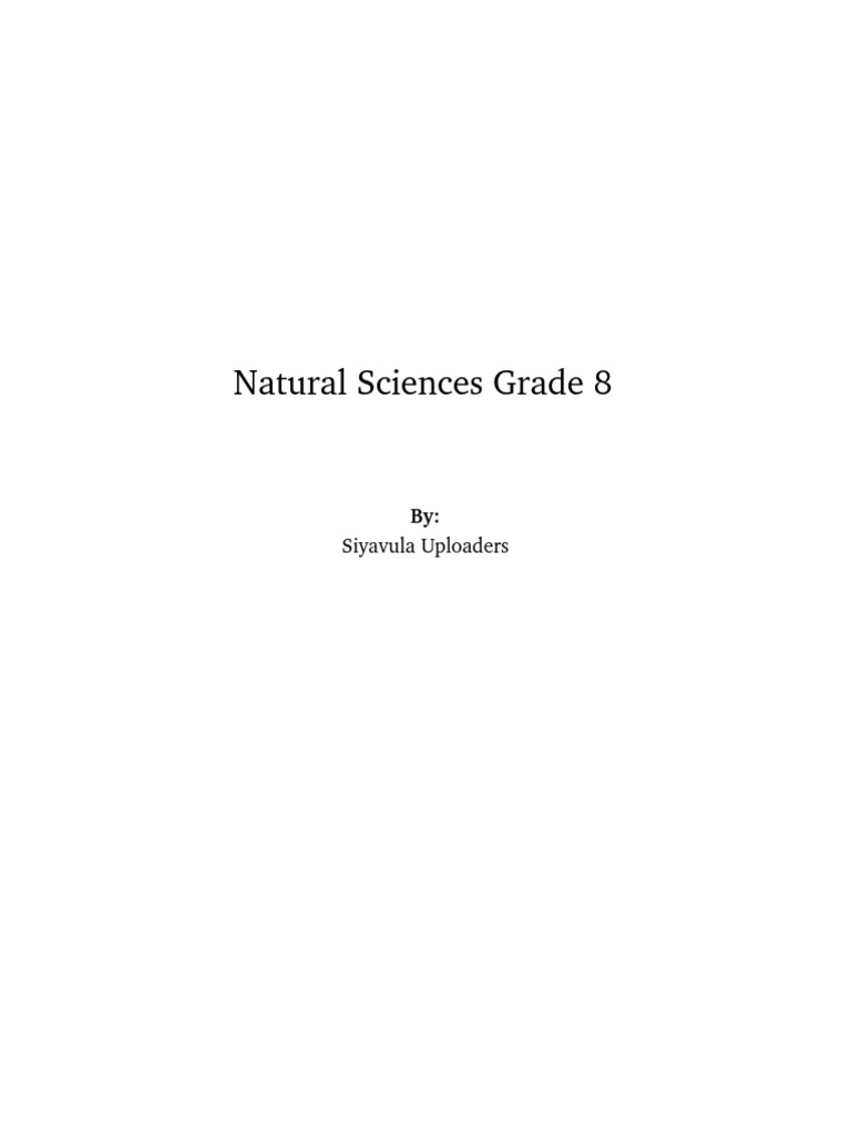 Natural Sciences Grade8 1.1 | PDF | Energy Development | Nuclear Power