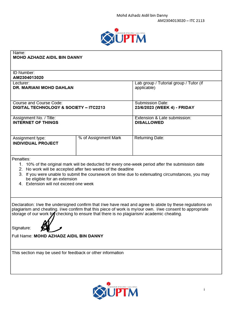 Internet of Things - IOT | PDF | Internet Of Things | Computer Security