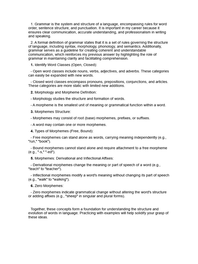 Class 1-Unit 1 | PDF