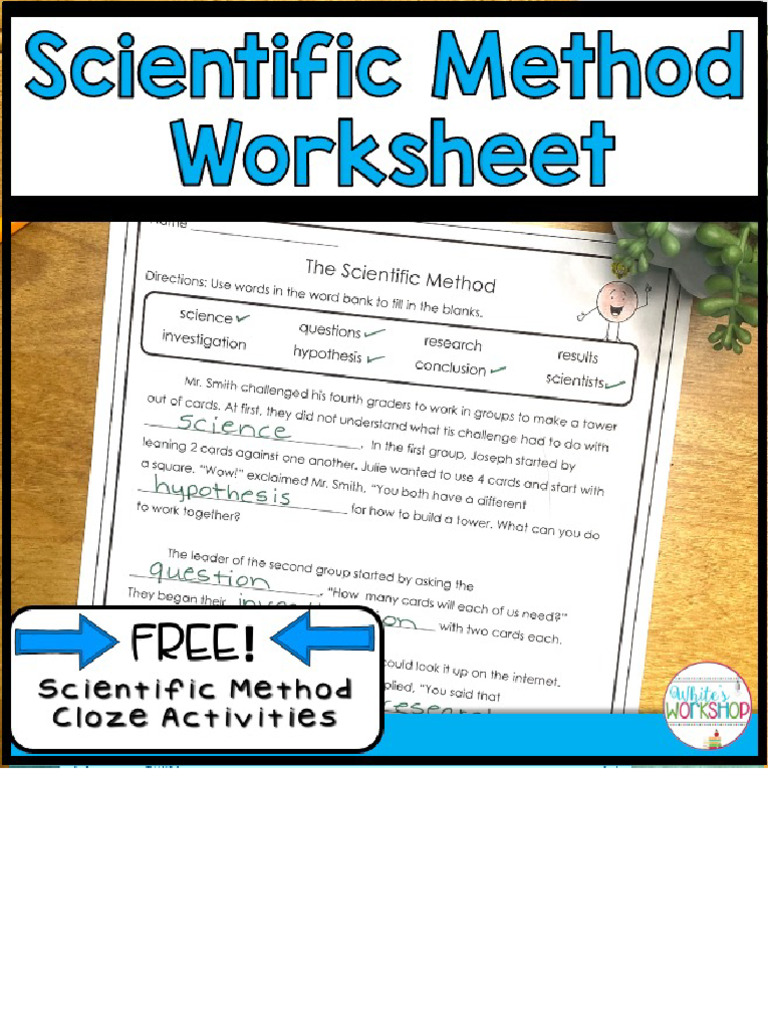 ScientificMethodWorksheetFREE-1 | PDF | Science | Scientific Method