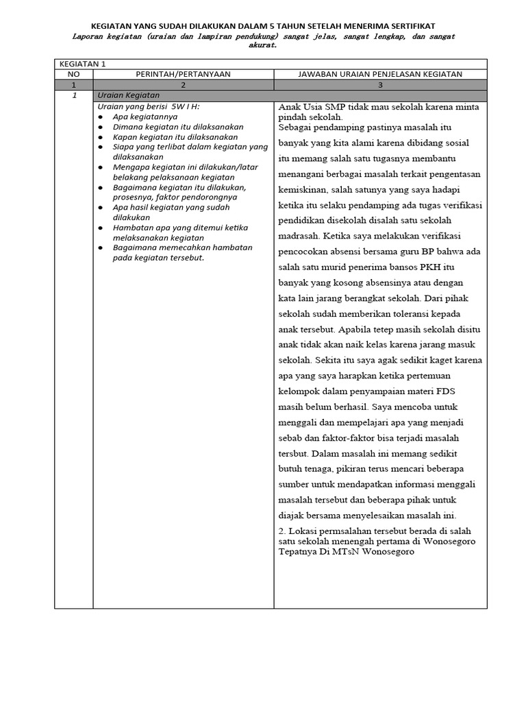 Form Data Diri TKS | PDF
