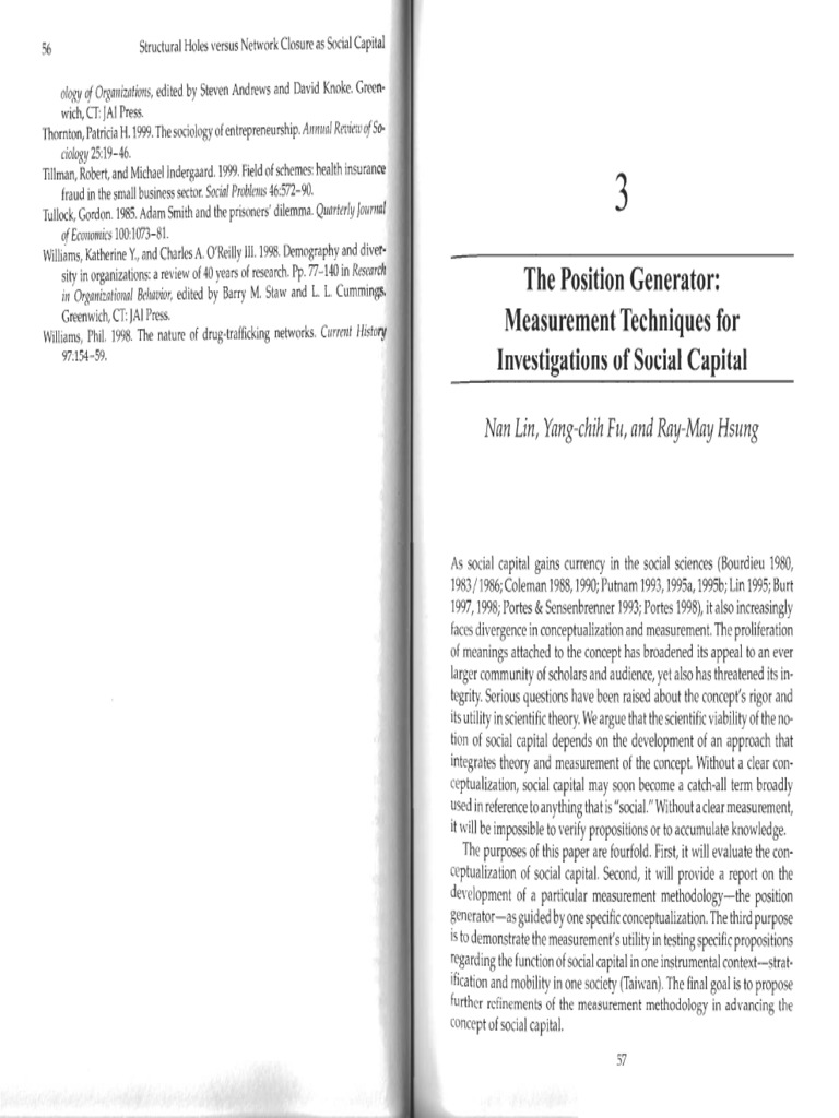 Lin The Position Generator | PDF