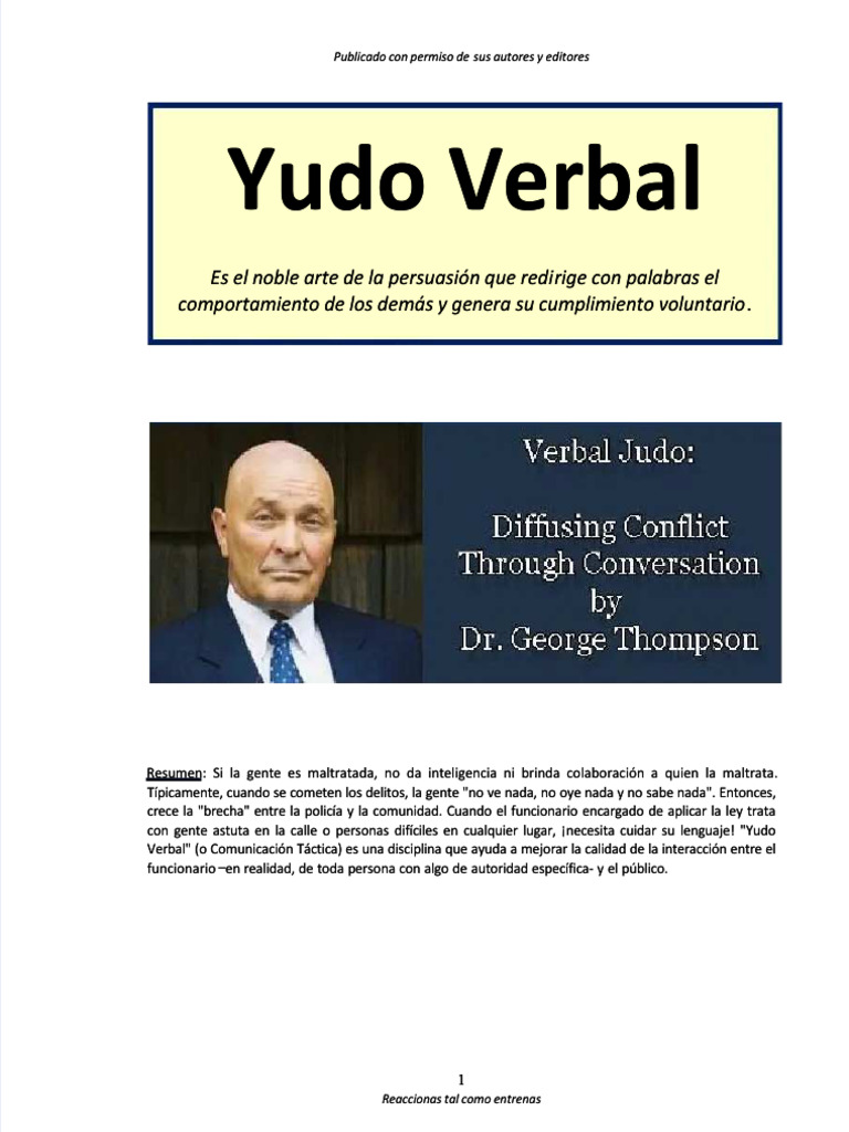 PDF Yudo Verbal 1 Compress | PDF | Persuasión | Policía