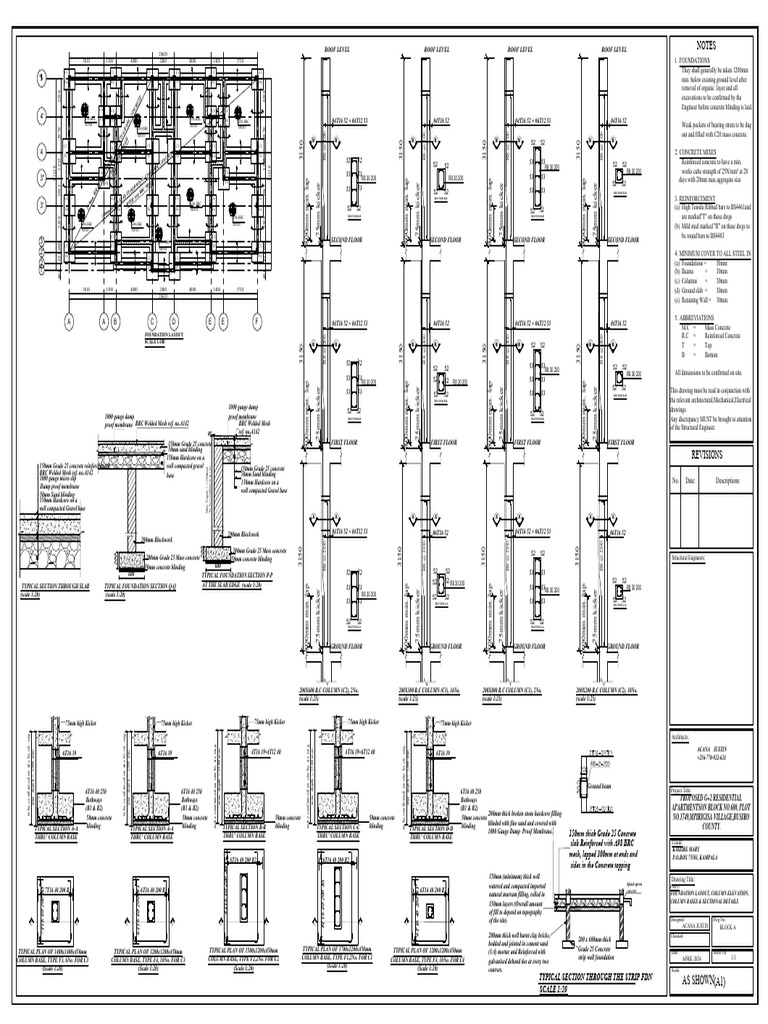 @block A Structural | PDF | Materials | Structural Engineering