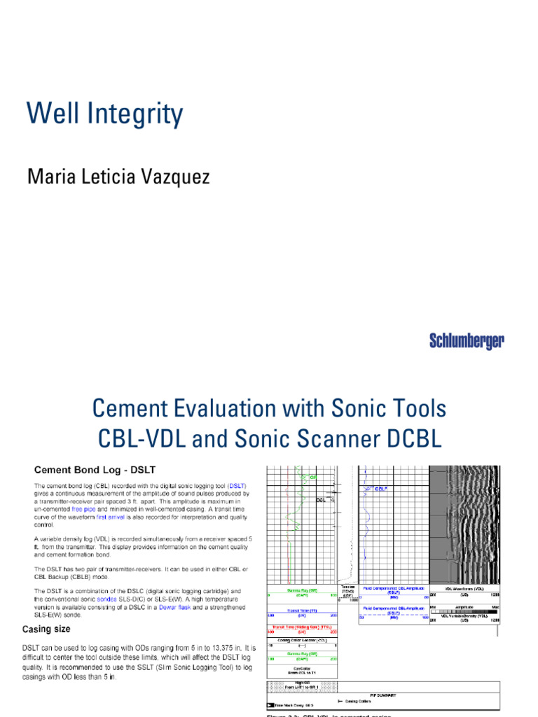 Well IntegrityTool Summary | PDF