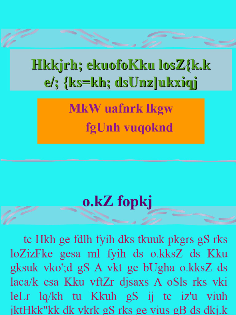 Hindi Presentation | PDF