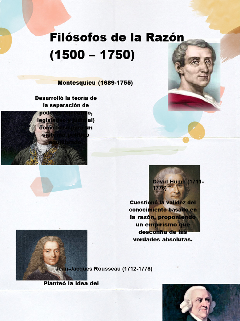 Filósofos de La Razón | Descargar gratis PDF | Capitalismo | Immanuel Kant