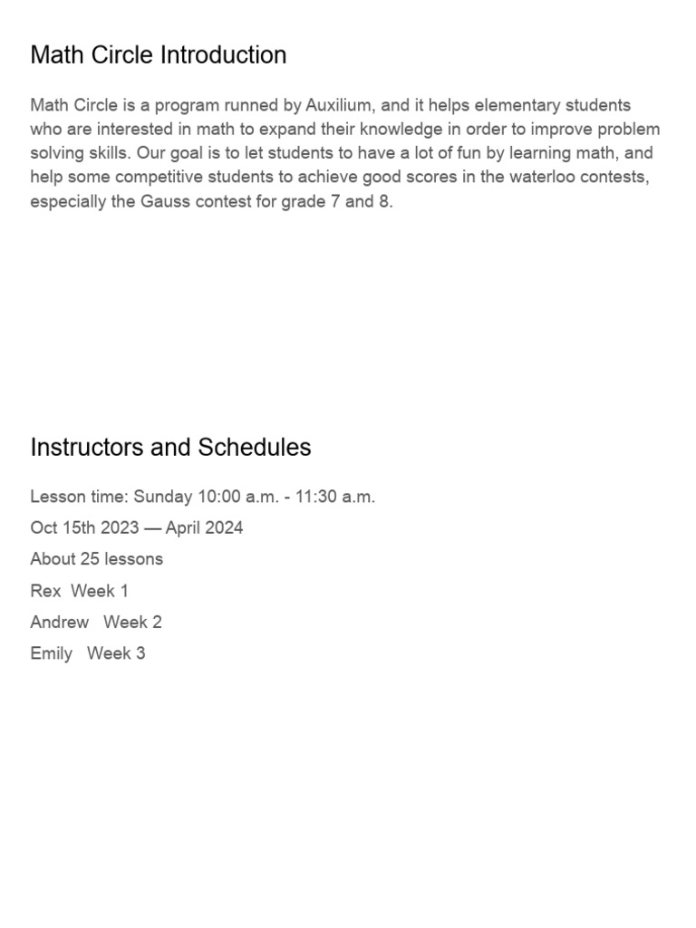 Geometry Lesson 1 2023-2024 | PDF