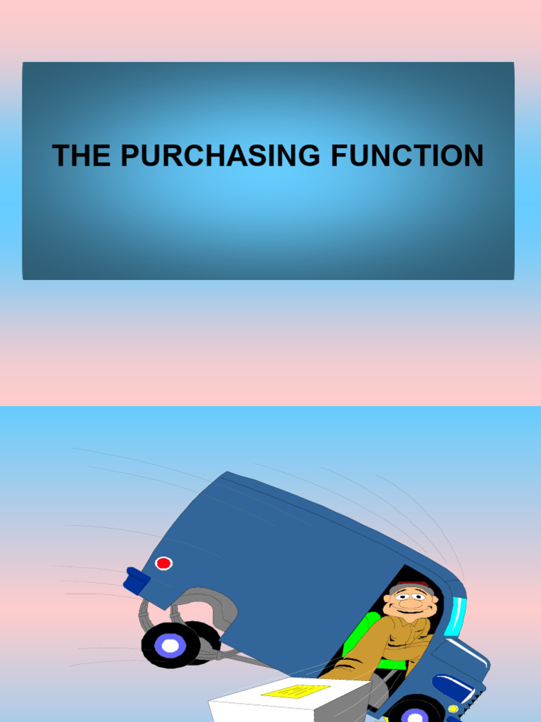 Understanding the Purchasing Function | PDF | Recruitment | Employment