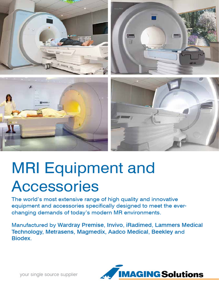 MRI Equipment and Accessories | Download Free PDF | Medical Imaging ...