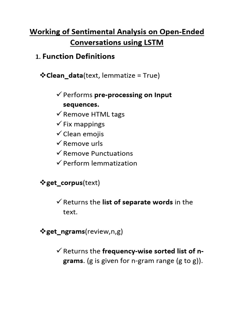 LSTM Sentiment Analysis Guide | PDF