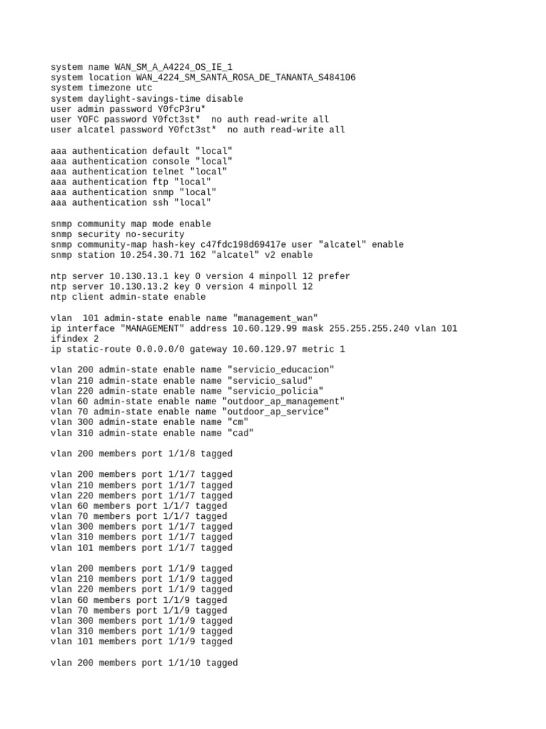 (SC 4 Plaza) - WAN SM A A4224 OS IE 1 OS-2260 | PDF | File Transfer Protocol | Application Layer ...