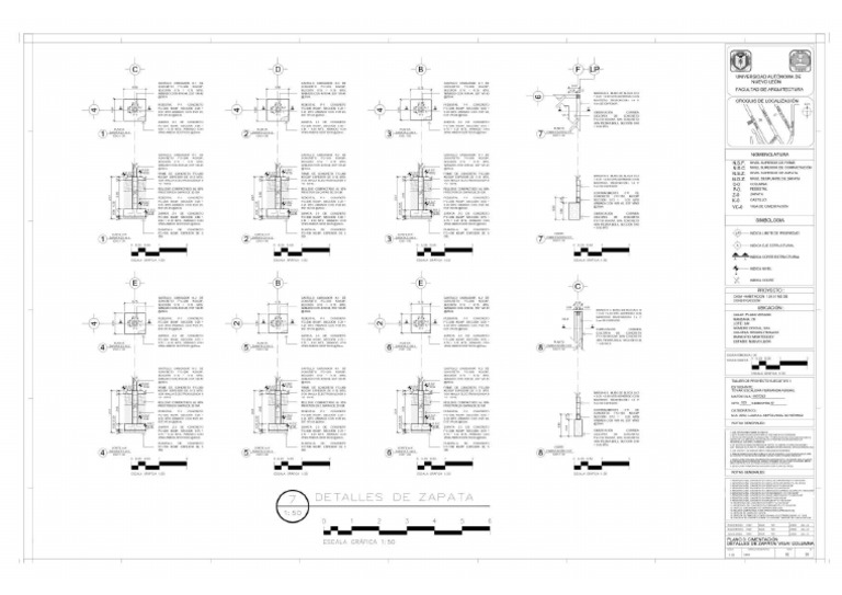 Ejemplo Plano 3 Cimentacion 2 | PDF