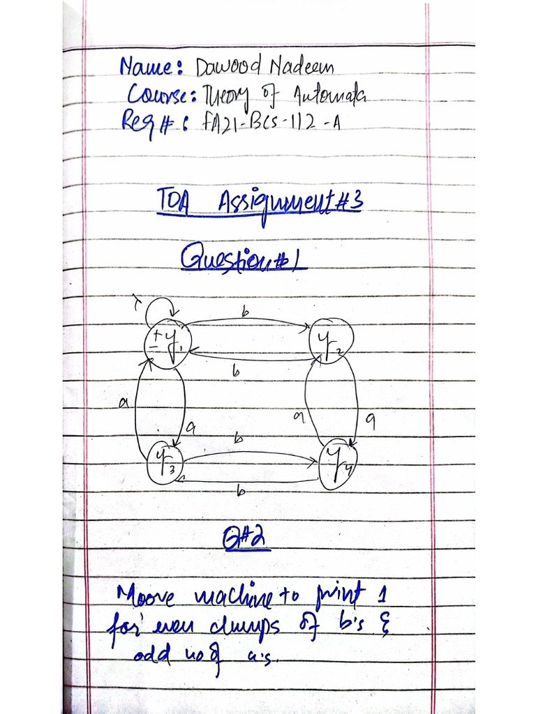 Toa Assign#3 Fa21-Bcs-100 | PDF