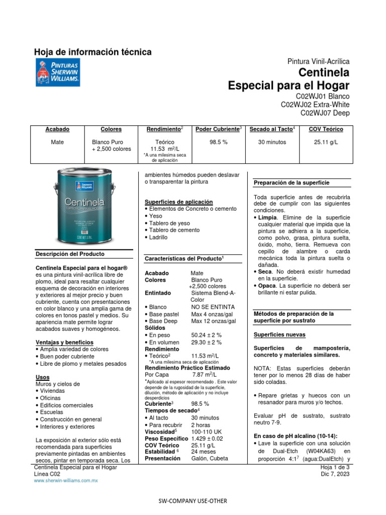 C02 Centinela | PDF | Pinturas | Cepillo