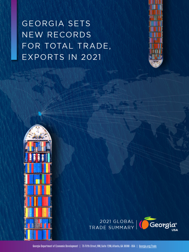 Georgia's 2021 Trade Success | PDF | The United States | Port