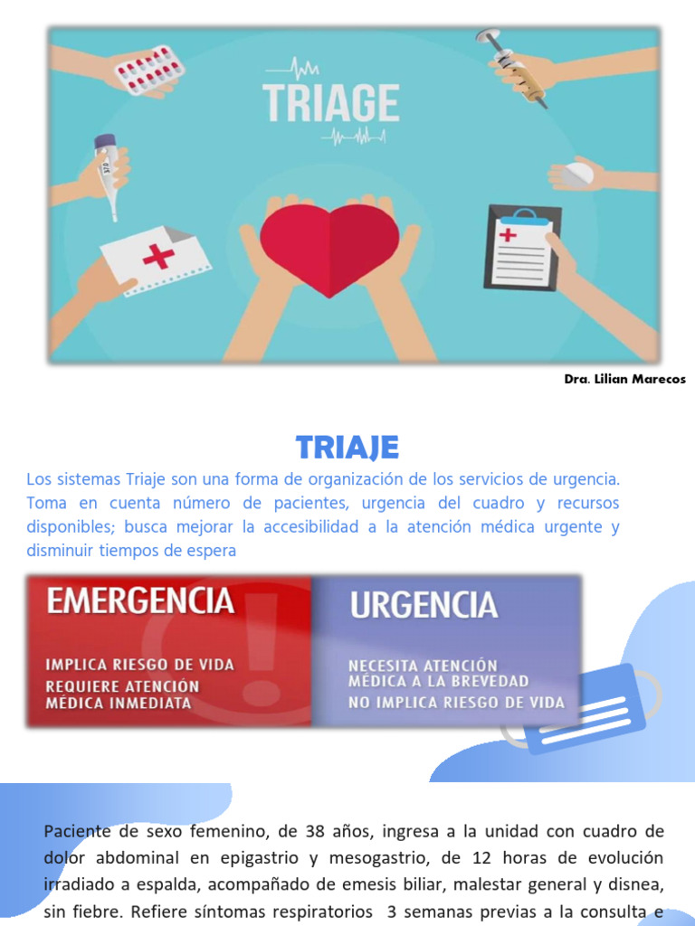 Aula 3 - Triage | PDF | Medicina CLINICA | Especialidades Medicas