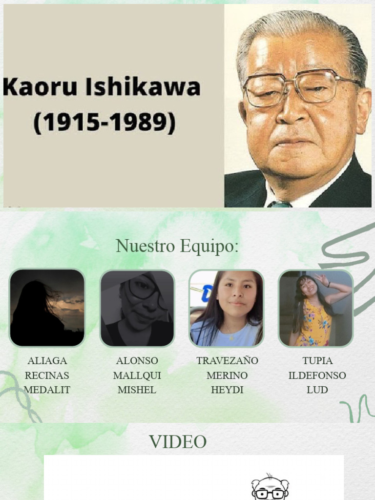 Kaoru Ishikawa y Su Aporte A La Calidad | PDF | Economias