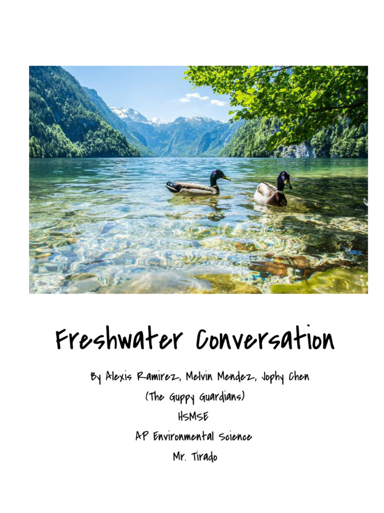 Apes Final Project 1 - Compressed | PDF | Drinking Water ...