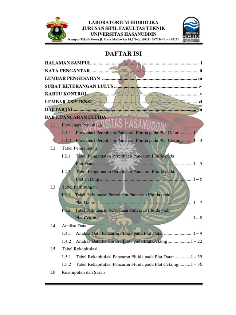 DAFTAR - ISI Fix | PDF