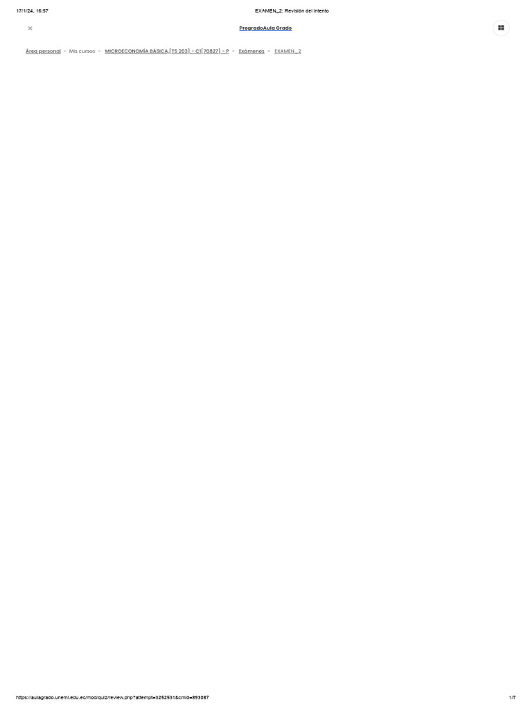 EXAMEN 2 Micro | PDF | Excedente económico | Competencia perfecta