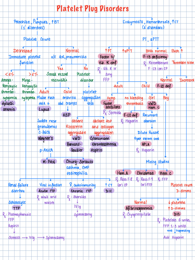 Platelet plug disorders | Download Free PDF | Platelet | Hematology