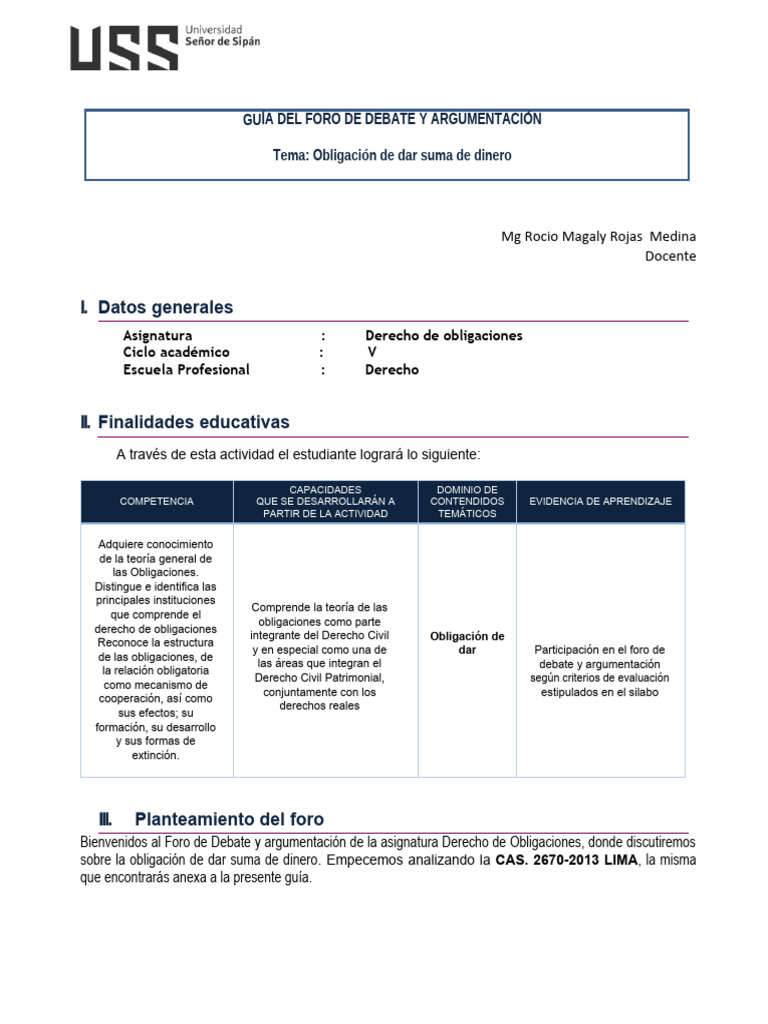 GUIA DEL FORO DE DEBATE Y ARGUMENTACION | Descargar gratis PDF | Reaseguro | Seguro