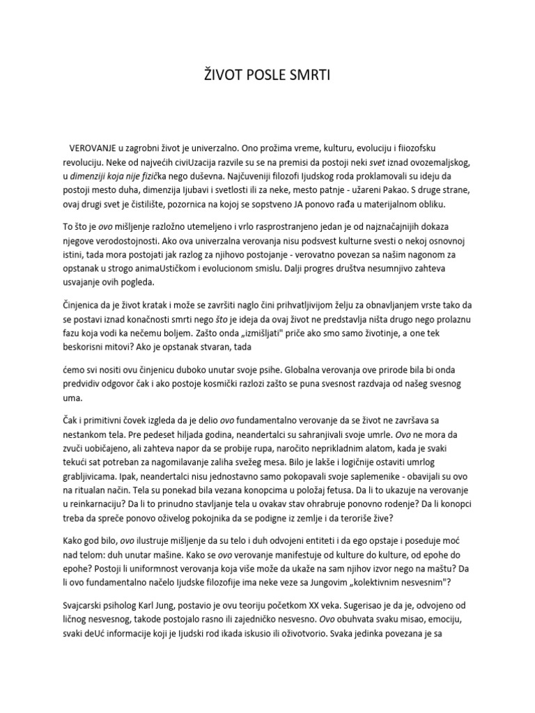 Zivot Posle Smrt Pdf