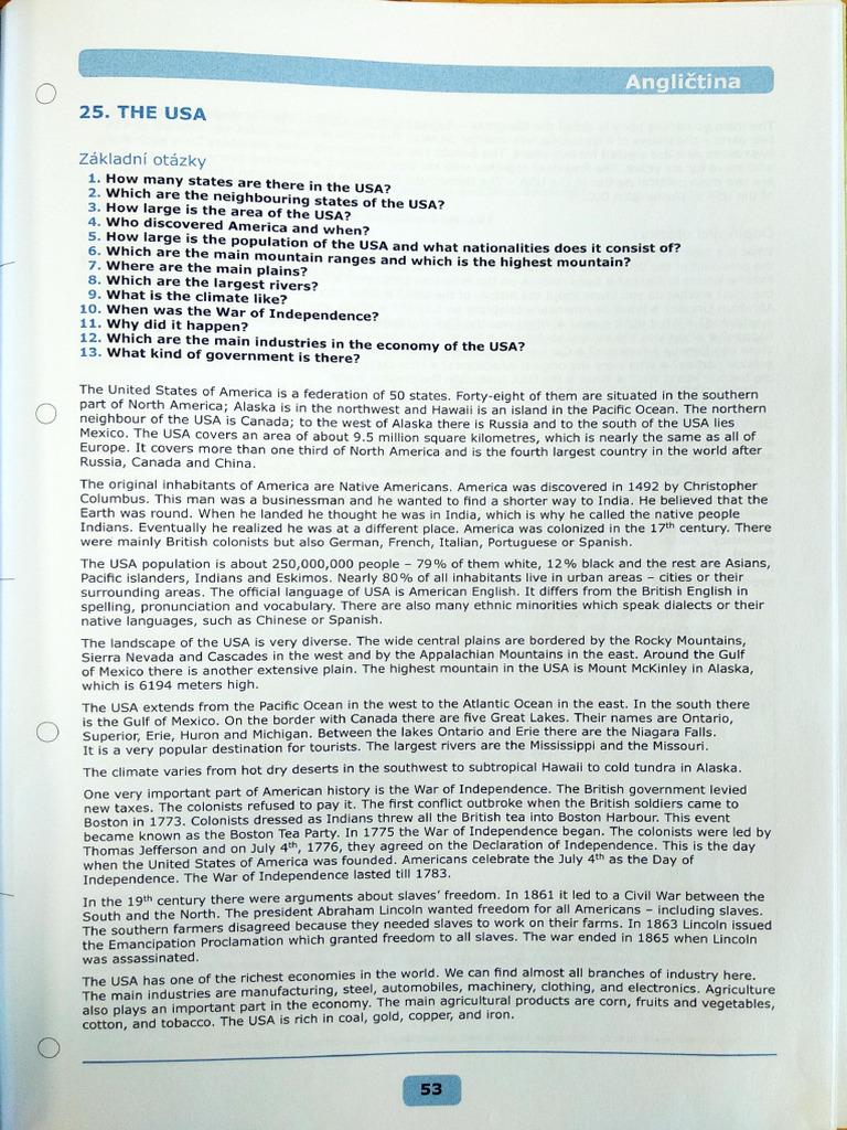The Usa | PDF