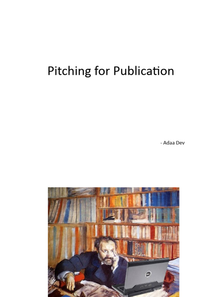 Pitching For Publication | PDF | Human Communication | Mass Media