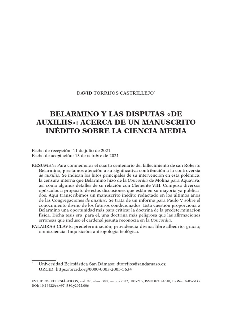 Ana Martin,+06.+David+Torrijos Belarmino | PDF | Gracia divina | Papa
