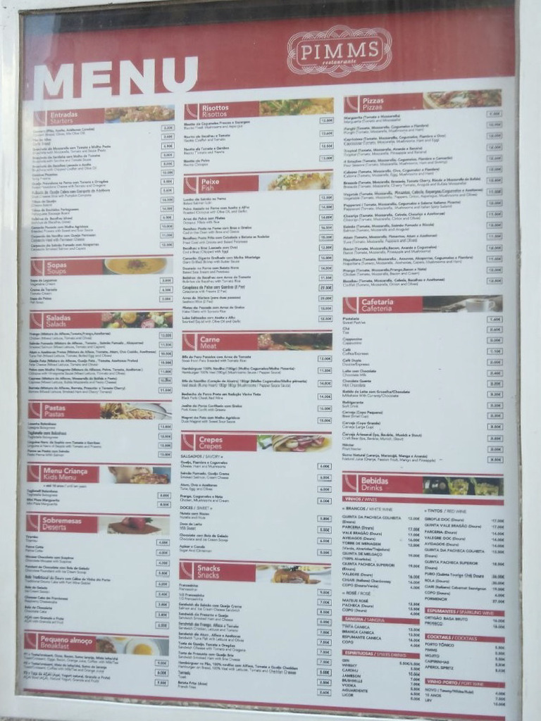 Pimms Cafe Menu | PDF