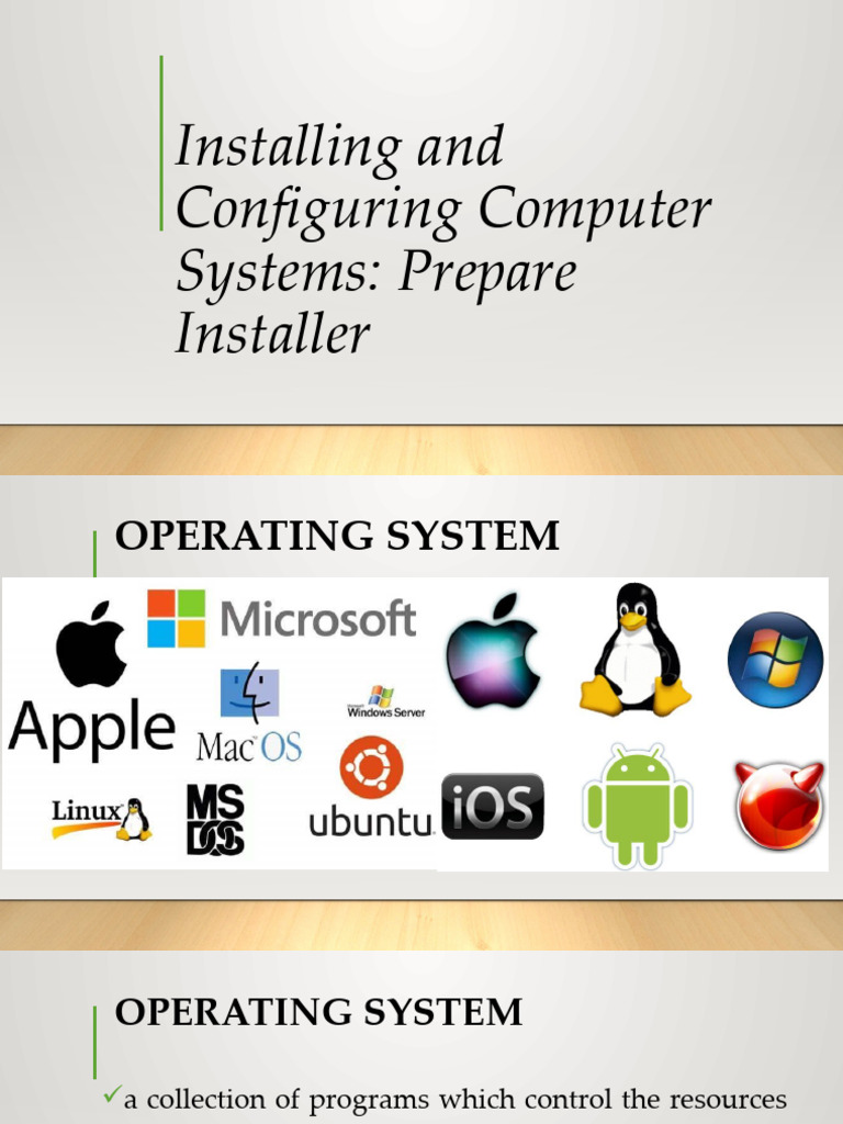 Installation | PDF | Installation (Computer Programs) | Operating System