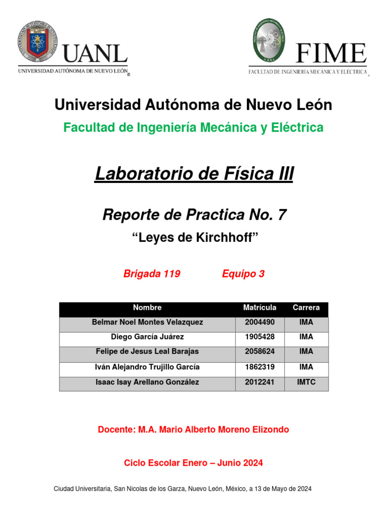 Portada 7 Fisica 3 Lab | PDF