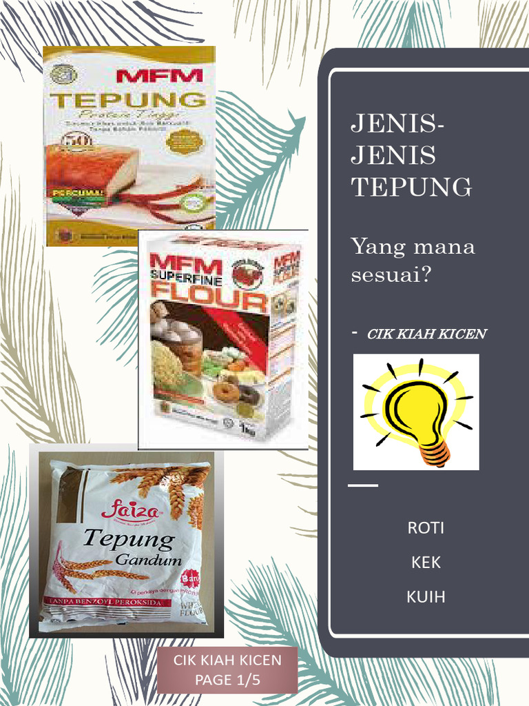 Jenis-Jenis Tepung | PDF