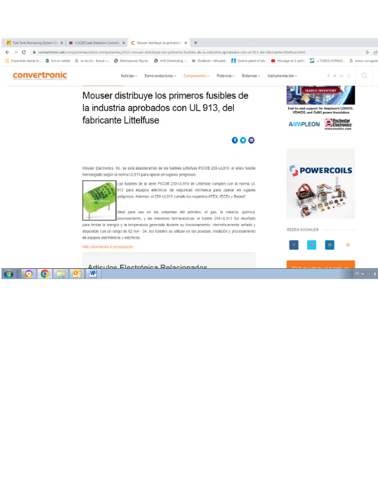 Pico Fusible de Littlefuse Aprobado Por UL | PDF Pico Fusible de Littlefuse Aprobado Por UL | PDF