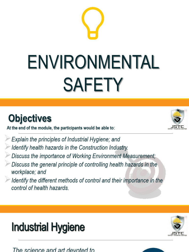 Topic 05 - Environmental Safety | Download Free PDF | Hazards ...