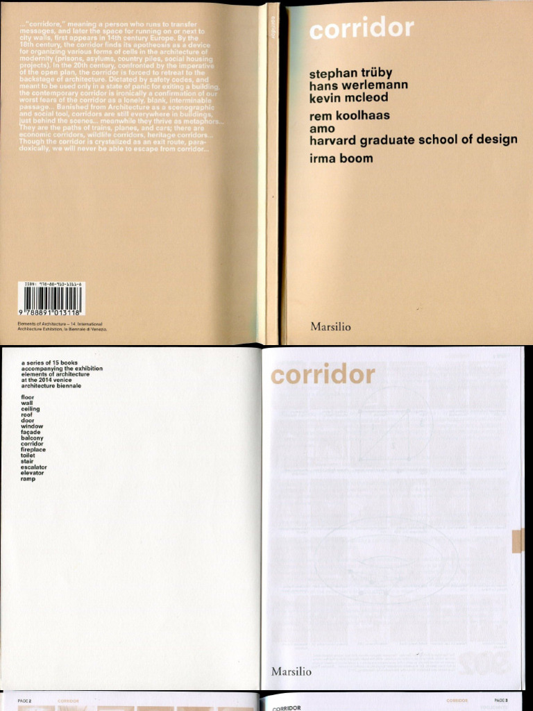 KOOLHAAS-Elements of Architecture-Corridor | PDF