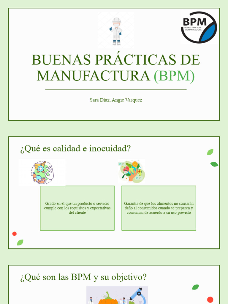 Capacitación BPM | PDF | Alimentos | Higiene