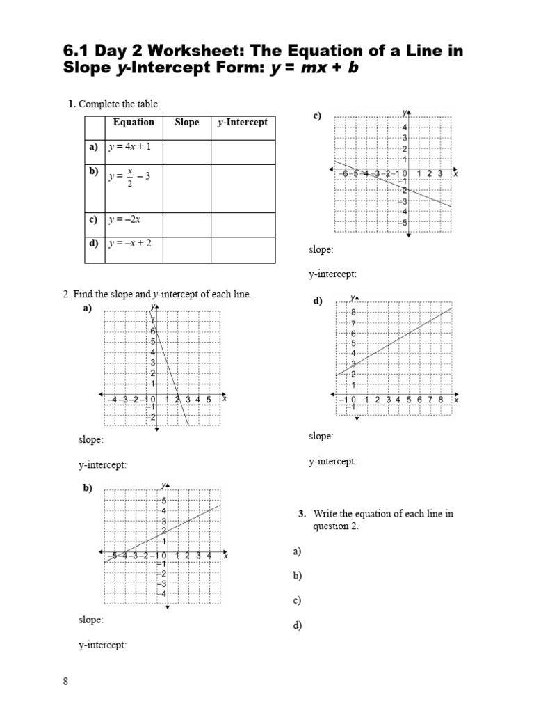 6 1+Day+2+Worksheet | Download Free PDF | Elementary Mathematics ...
