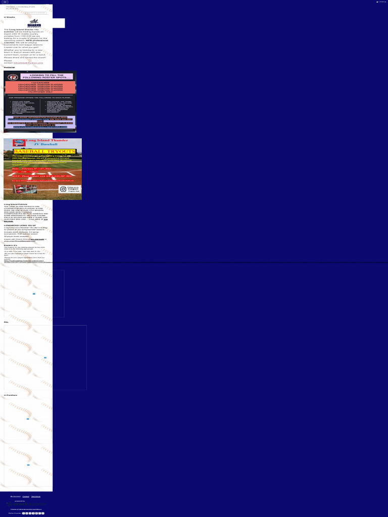 TOWN of BROOKHAVEN BASEBALL - (Centereach, NY) - Powered by ...