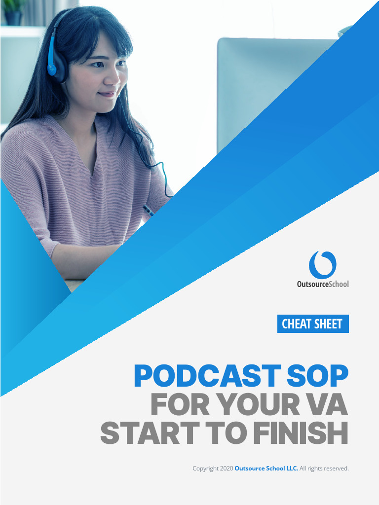 Podcast SOP for Your VA Start to Finish | PDF | Podcast | Social Media