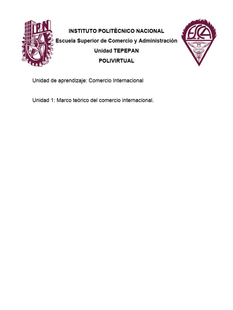 S1a1 Ci | PDF | Comercio | El comercio internacional