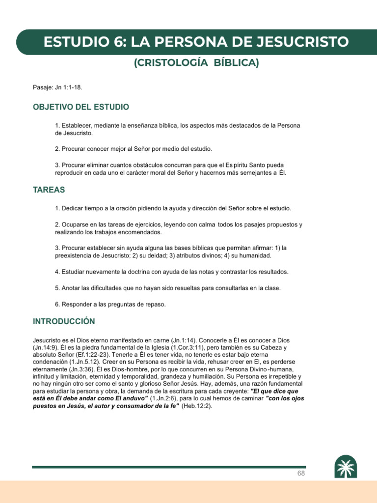 Est 6 La Persona De Jesucristo Descargar Gratis Pdf Cristo Título